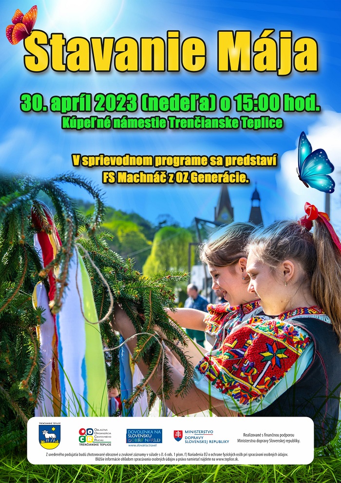 Stavanie Mája v Trenčianskych Tepliciach | Trenčín región