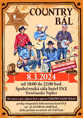 Country bál v Trenčianskych Tepliciach | Trenčín región